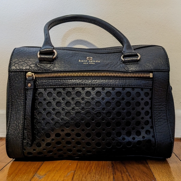 kate spade | Bags | Black Kate Spade Circles Design Purse | Poshmark